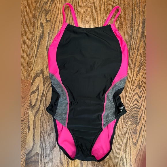 Speedo | Swim | Speedo Navy And Pink Swimsuit Size 2 | Poshmark